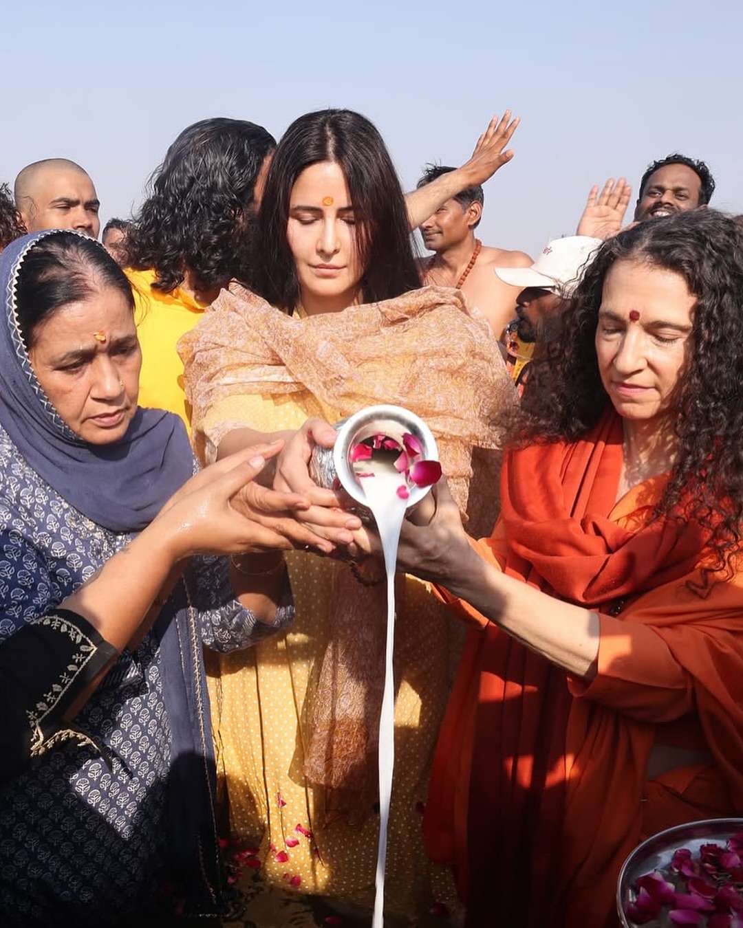 Katrina Kaif and Mother-in-Law's At Maha Kumbh Mela 2025; See PHOTOS ...