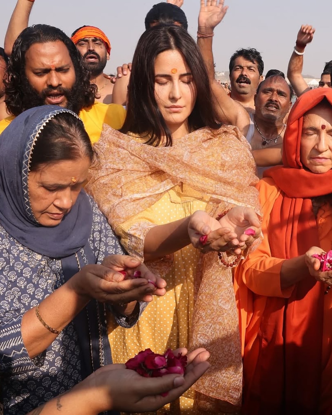 Katrina Kaif and Mother-in-Law's At Maha Kumbh Mela 2025; See PHOTOS ...