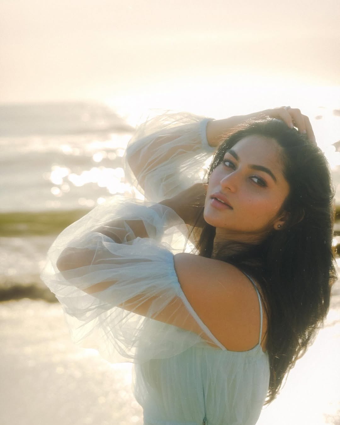 Kayadu Lohar Shines Bright In Stunning Sky Blue Outfit - Filmibeat