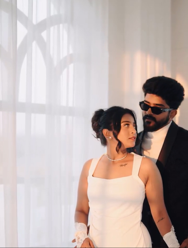 Lakshmi Baramma Fame Shamanth (Bro Gowda) Reveals His Fiance Meghana On V-Day - Filmibeat