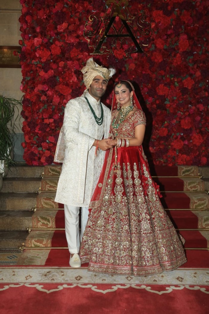 Newly Wedded Aadar Jain And Alekha Advani First Photos - Filmibeat