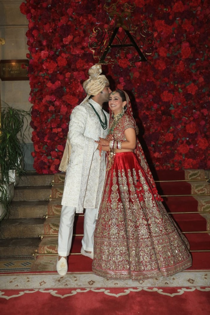Newly Wedded Aadar Jain And Alekha Advani First Photos - Filmibeat