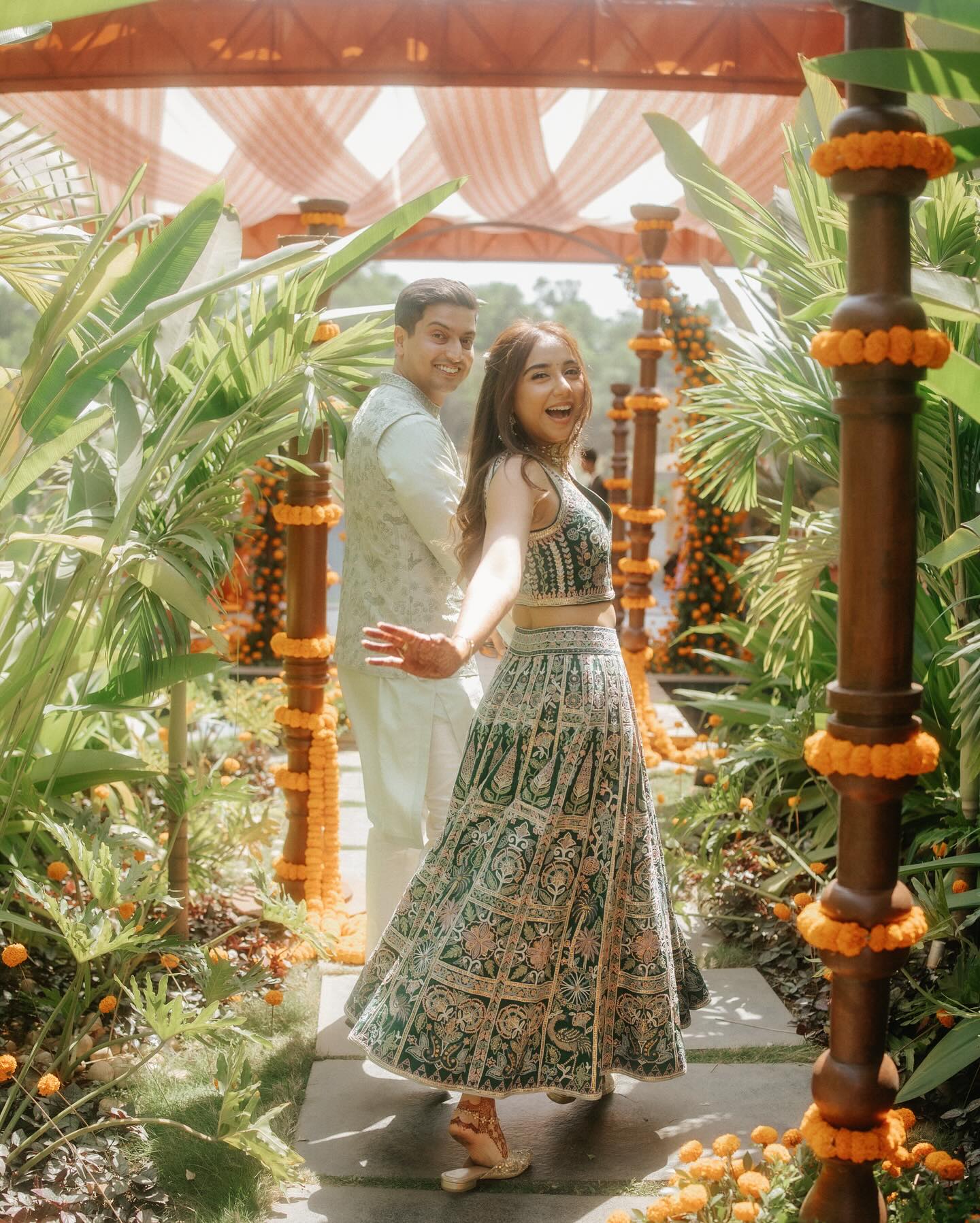 Prajakta Koli And Vrishank Khanal's Stunning Wedding Photoshoot ...