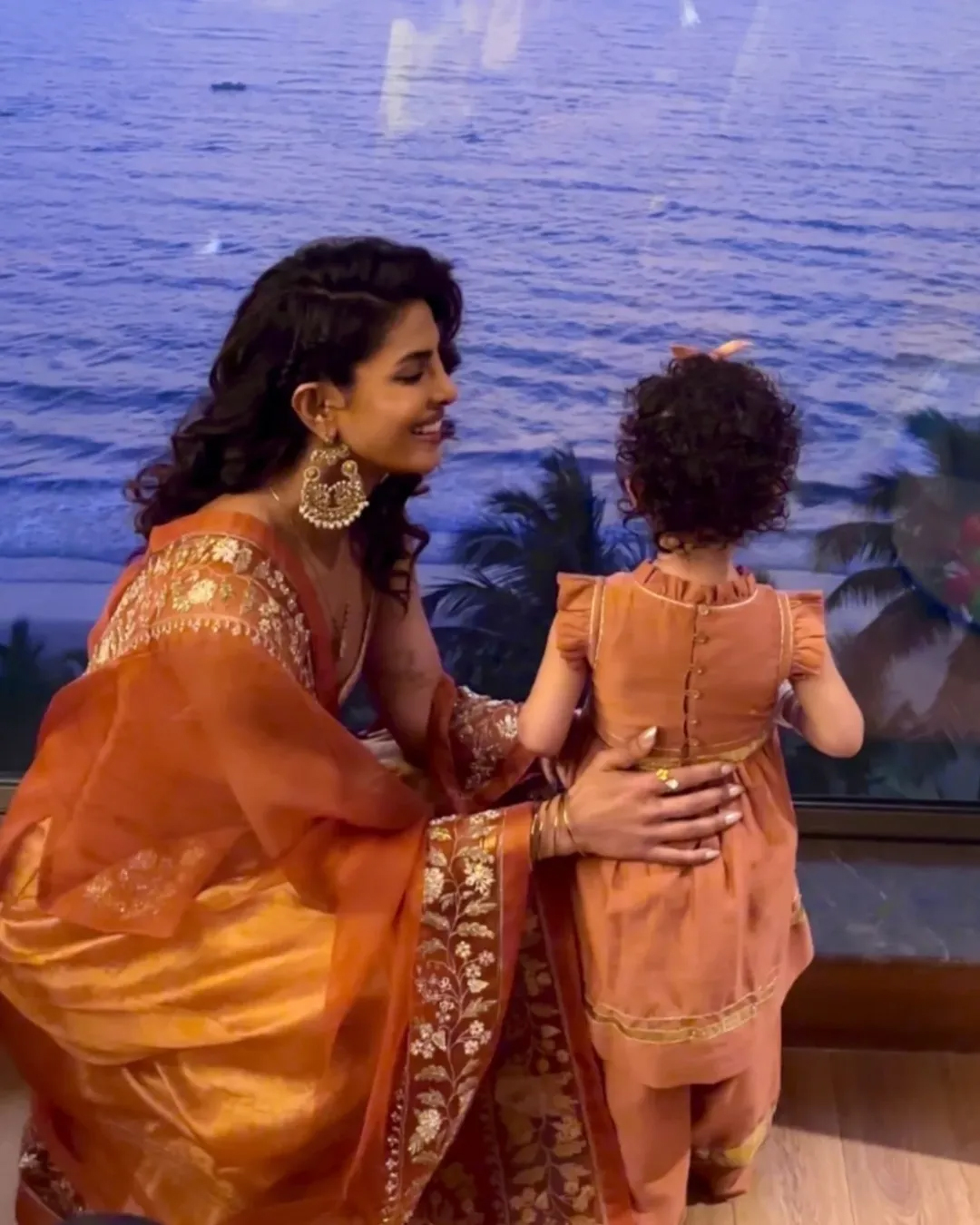 Priyanka Chopra Shares Adorable Glimpses Of Daughter Malti Marie At Siddharth's Sangeet Ceremony ...