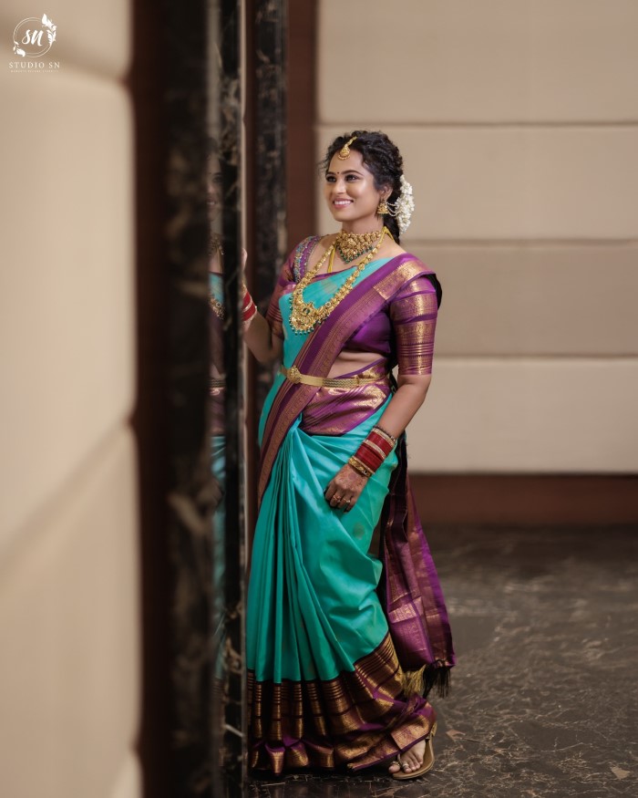 Ramya Pandian’s Stunning Traditional Saree Look – Bridal Elegance & Style - Filmibeat