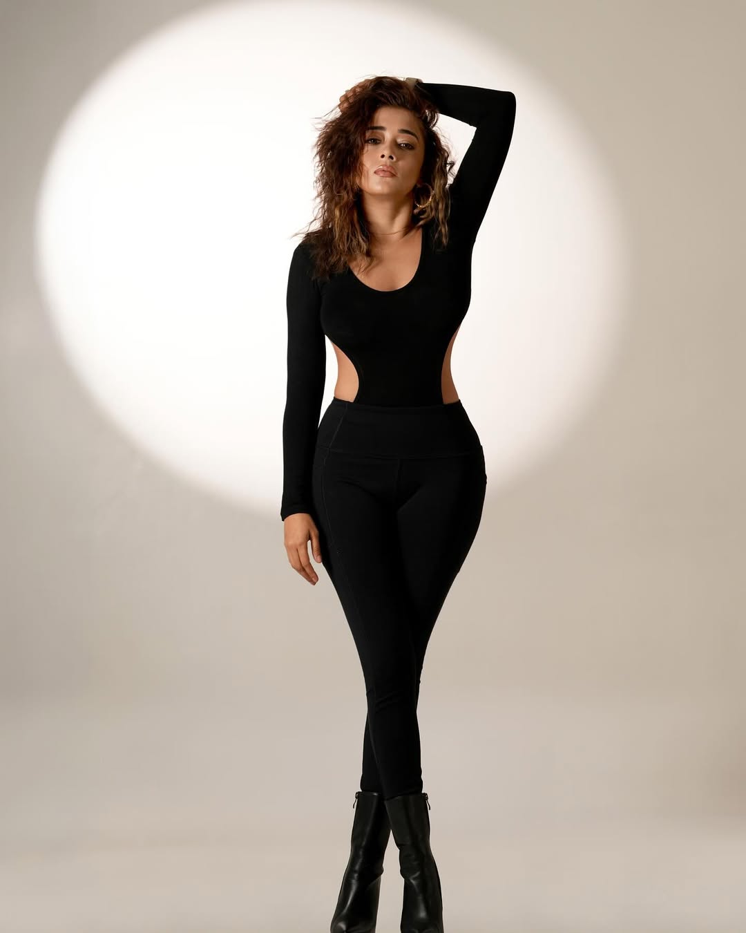 Tina Dutta's Bold and Elegant All-Black Fashion Statement - Filmibeat