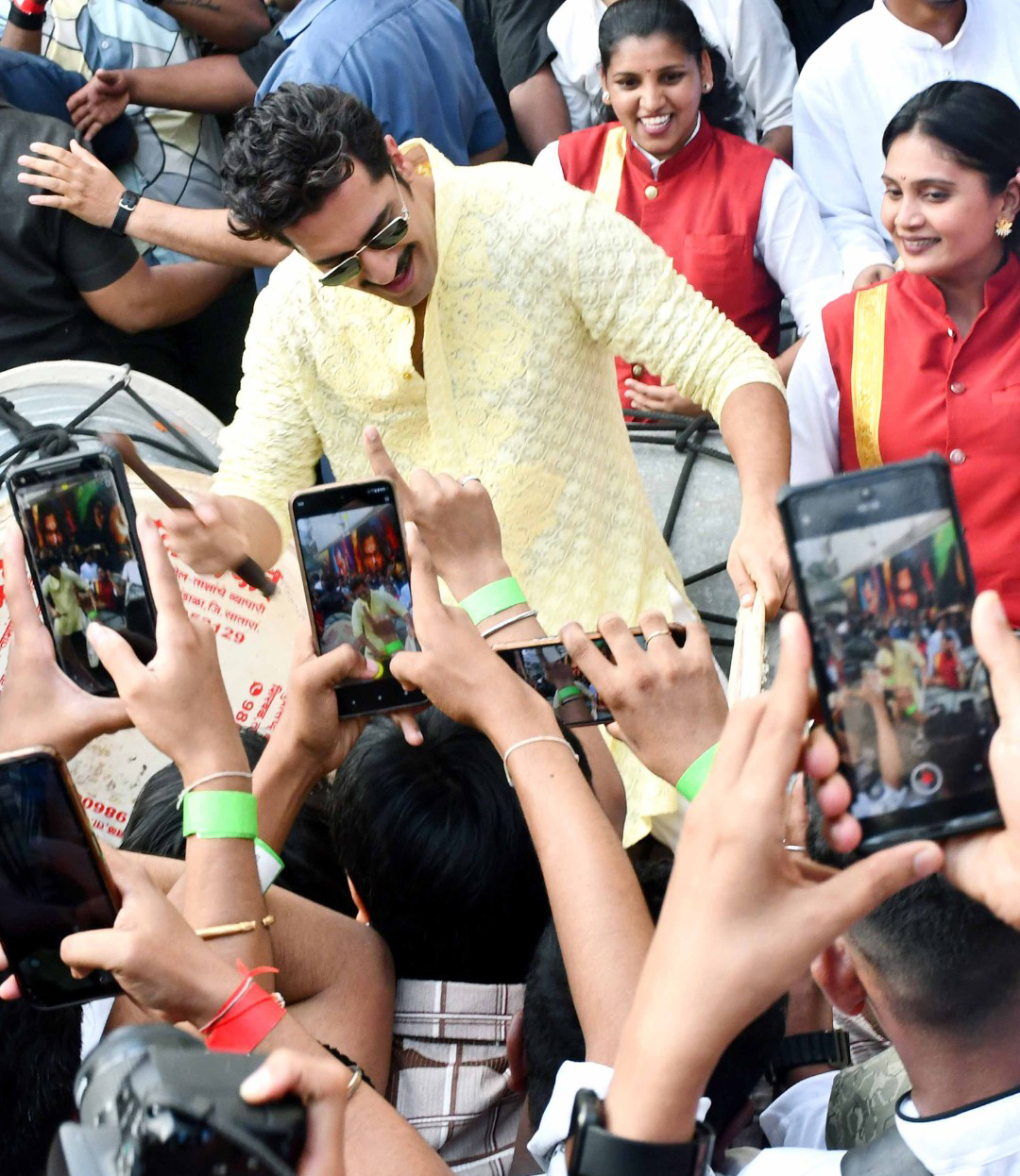 Vicky Kaushal and Rashmika Mandanna Promote Chhaava At Chitra Cinemas ...