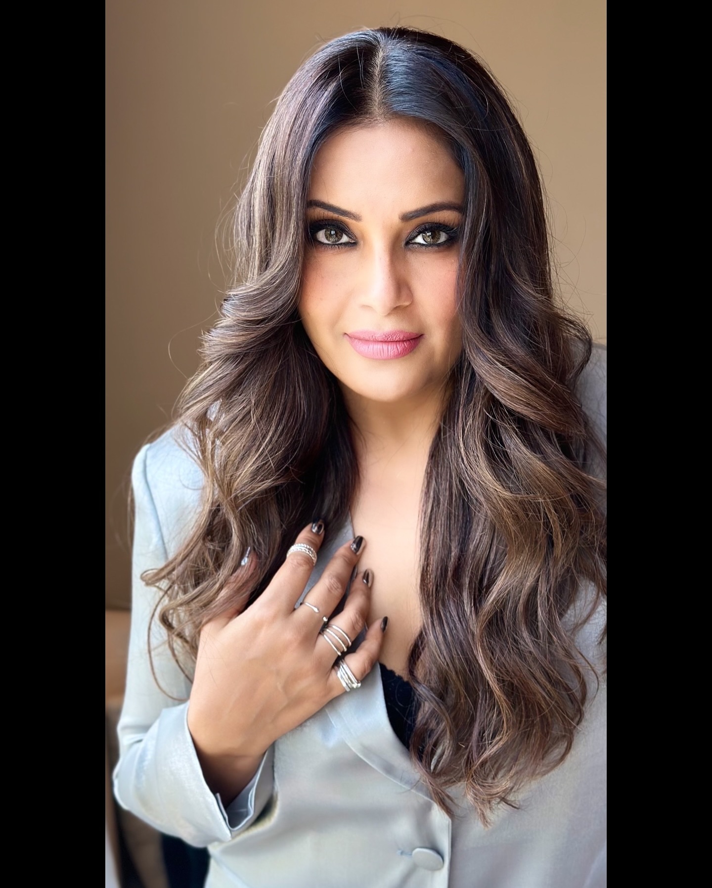 Bipasha Basu Stuns In A Silver Power Suit – Latest Photoshoot Look ...