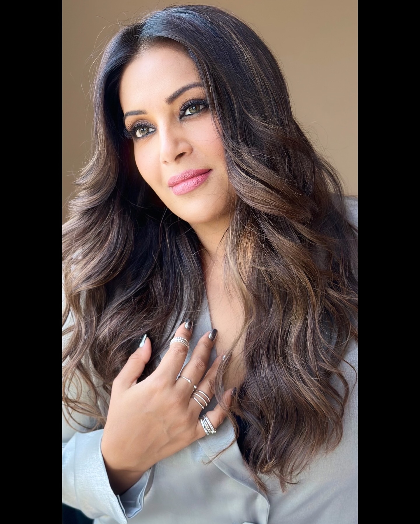 Bipasha Basu Stuns In A Silver Power Suit – Latest Photoshoot Look ...