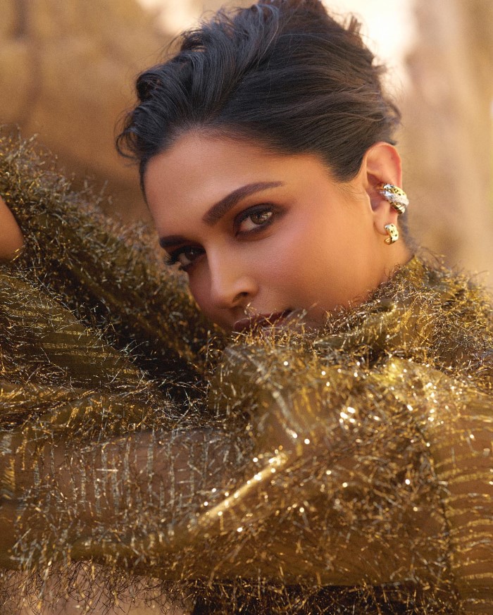 Deepika Padukone Stuns In A Glamorous Golden Look For Forbes Photoshoot ...