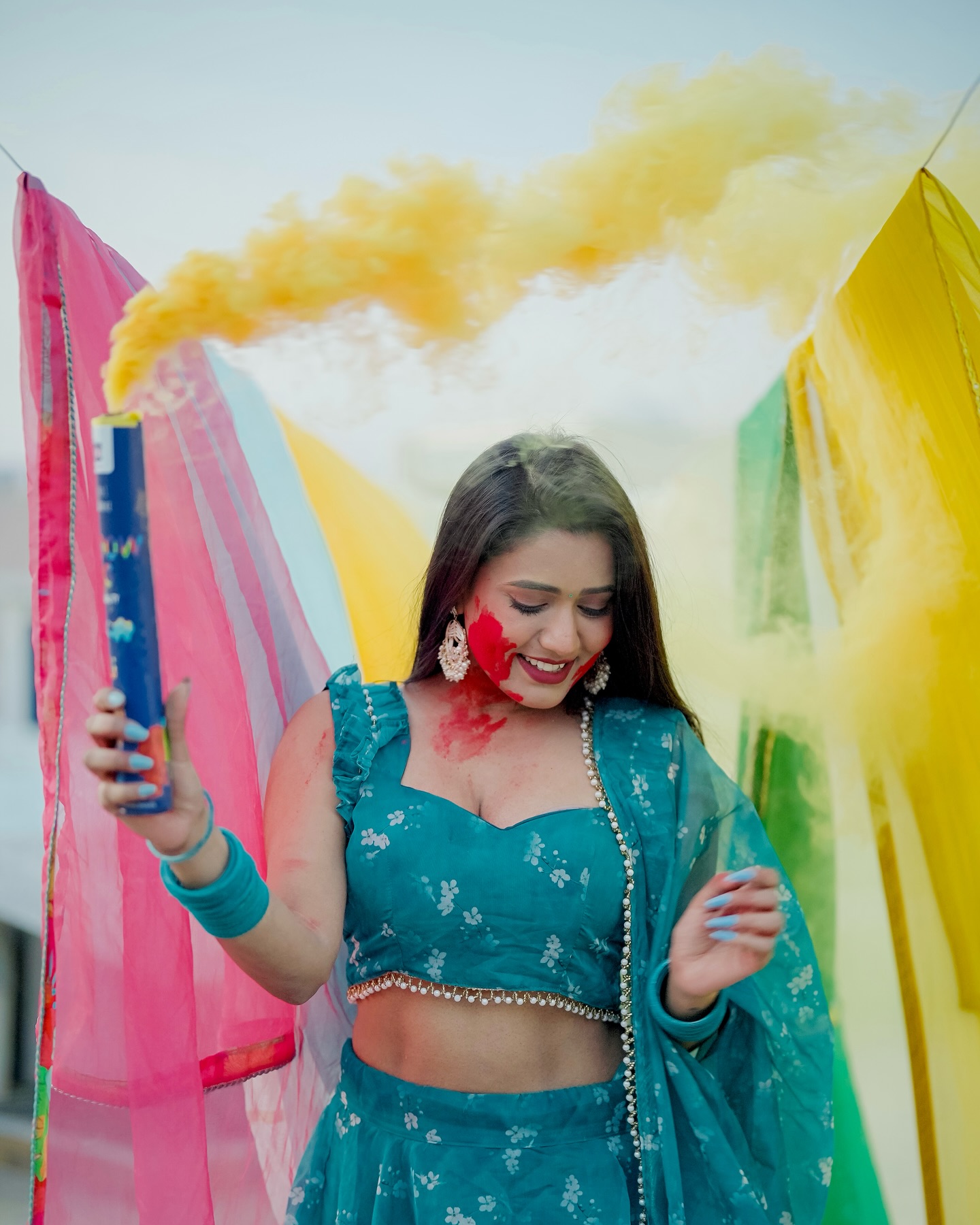 Holi 2025: : Garima Chaurasia’s Stunning Holi Photoshoot Showcases Festive Vibes - Filmibeat