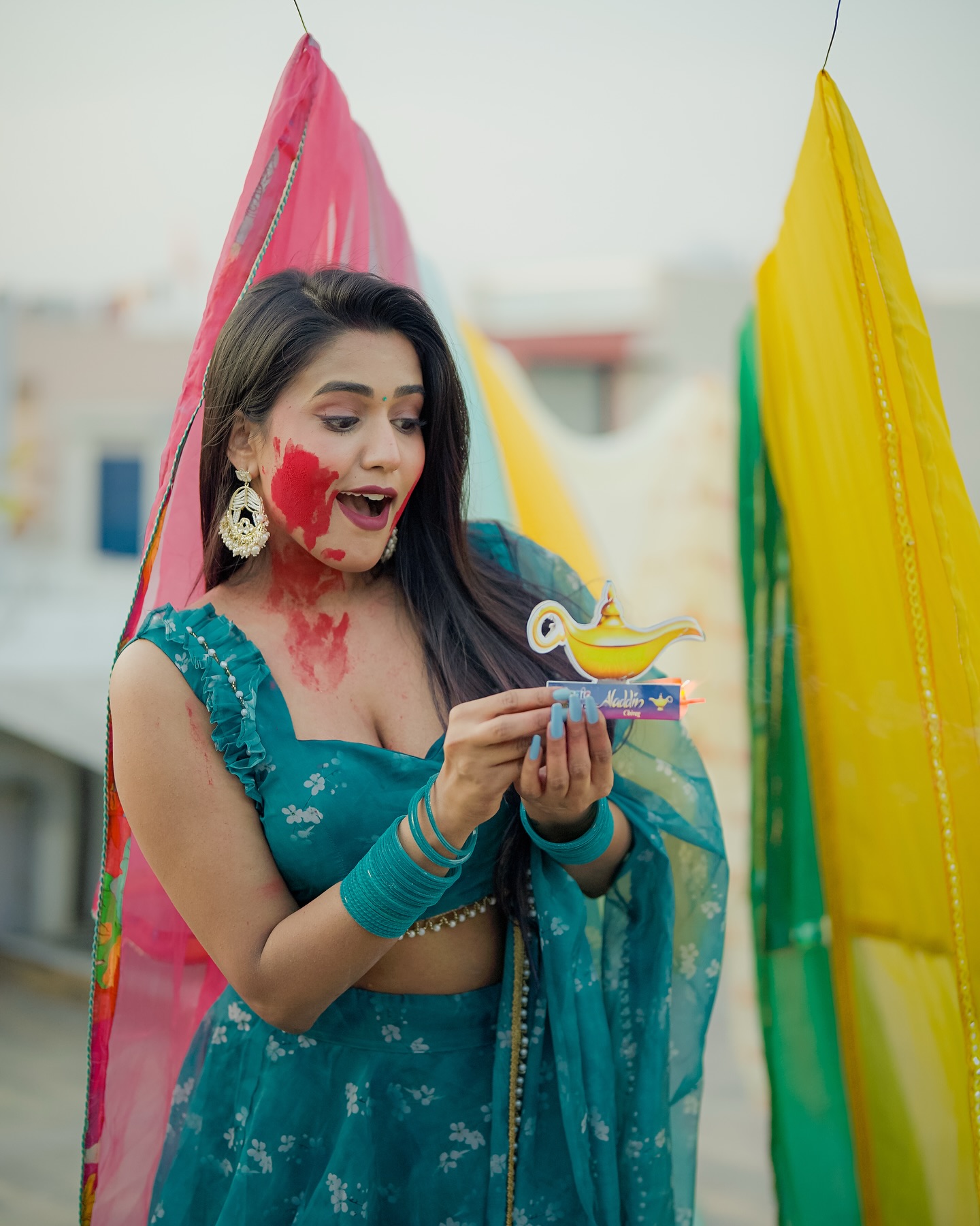Holi 2025: : Garima Chaurasia’s Stunning Holi Photoshoot Showcases Festive Vibes - Filmibeat