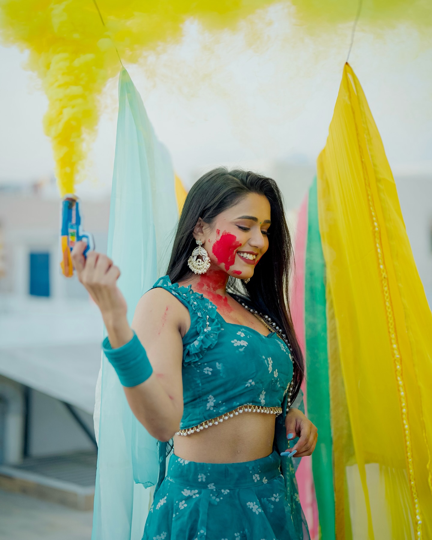 Holi 2025: : Garima Chaurasia’s Stunning Holi Photoshoot Showcases Festive Vibes - Filmibeat