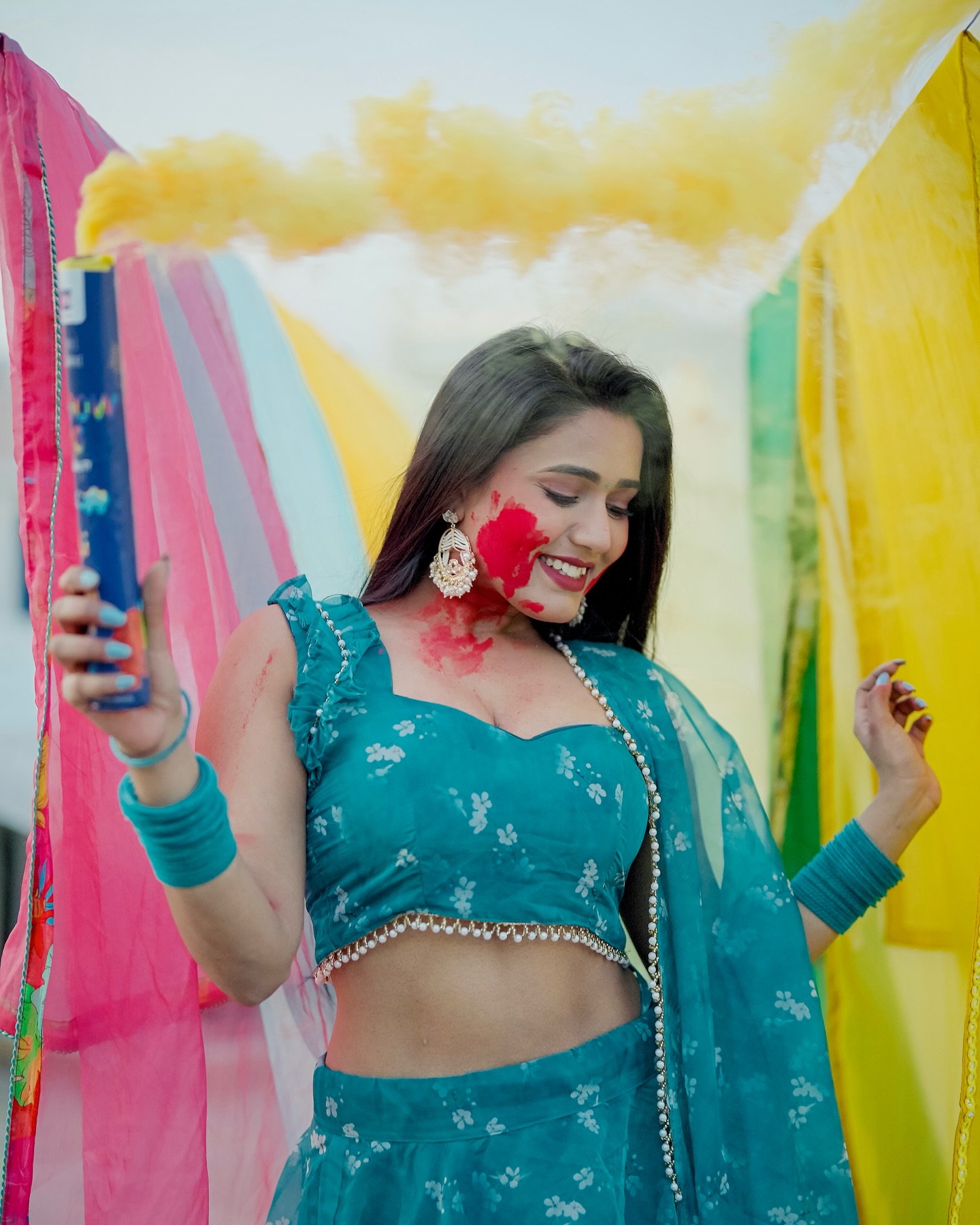 Holi 2025: : Garima Chaurasia’s Stunning Holi Photoshoot Showcases Festive Vibes - Filmibeat