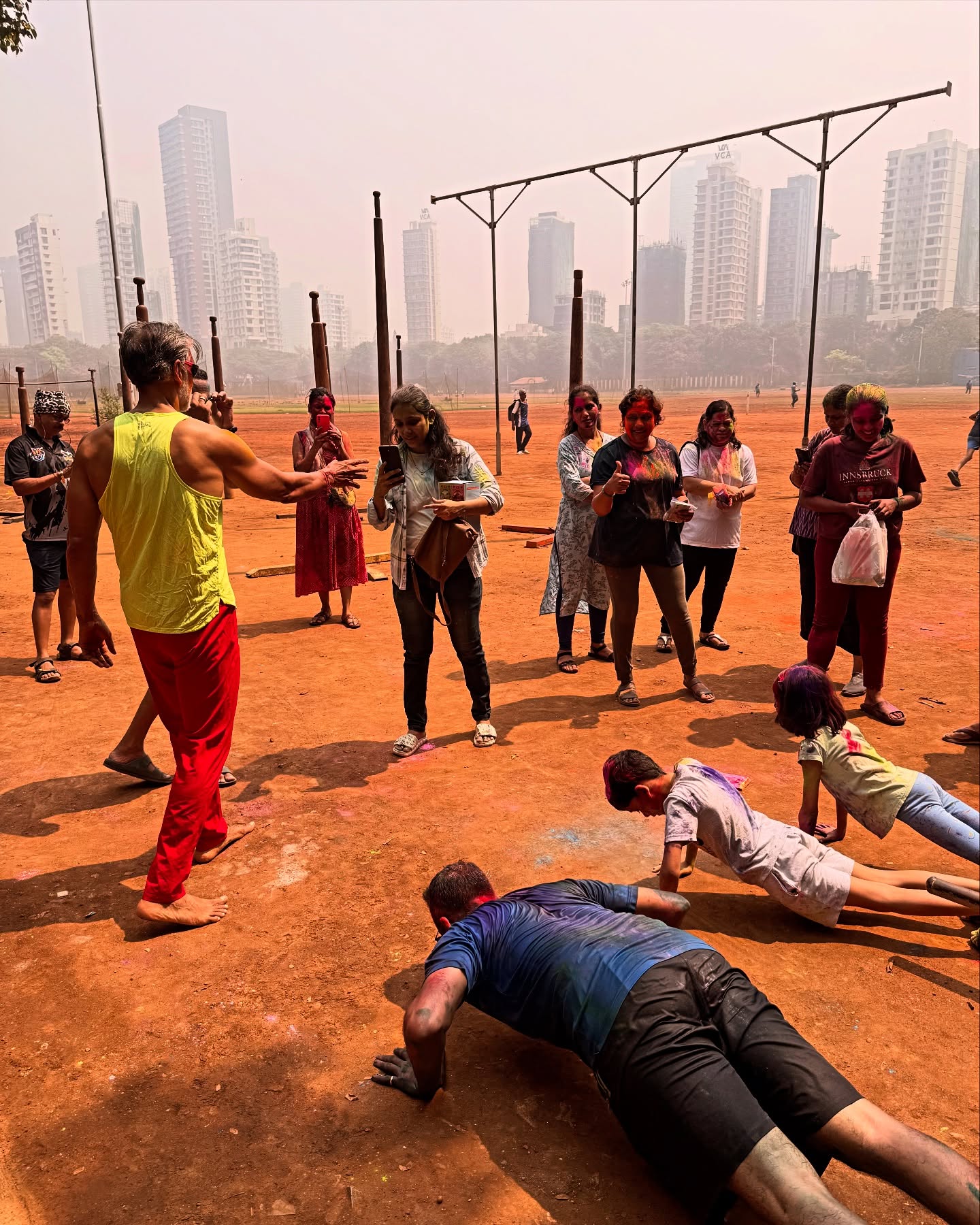 Holi 2025: Milind Usha Soman And Ankita Konwar Holi Celebration With ...