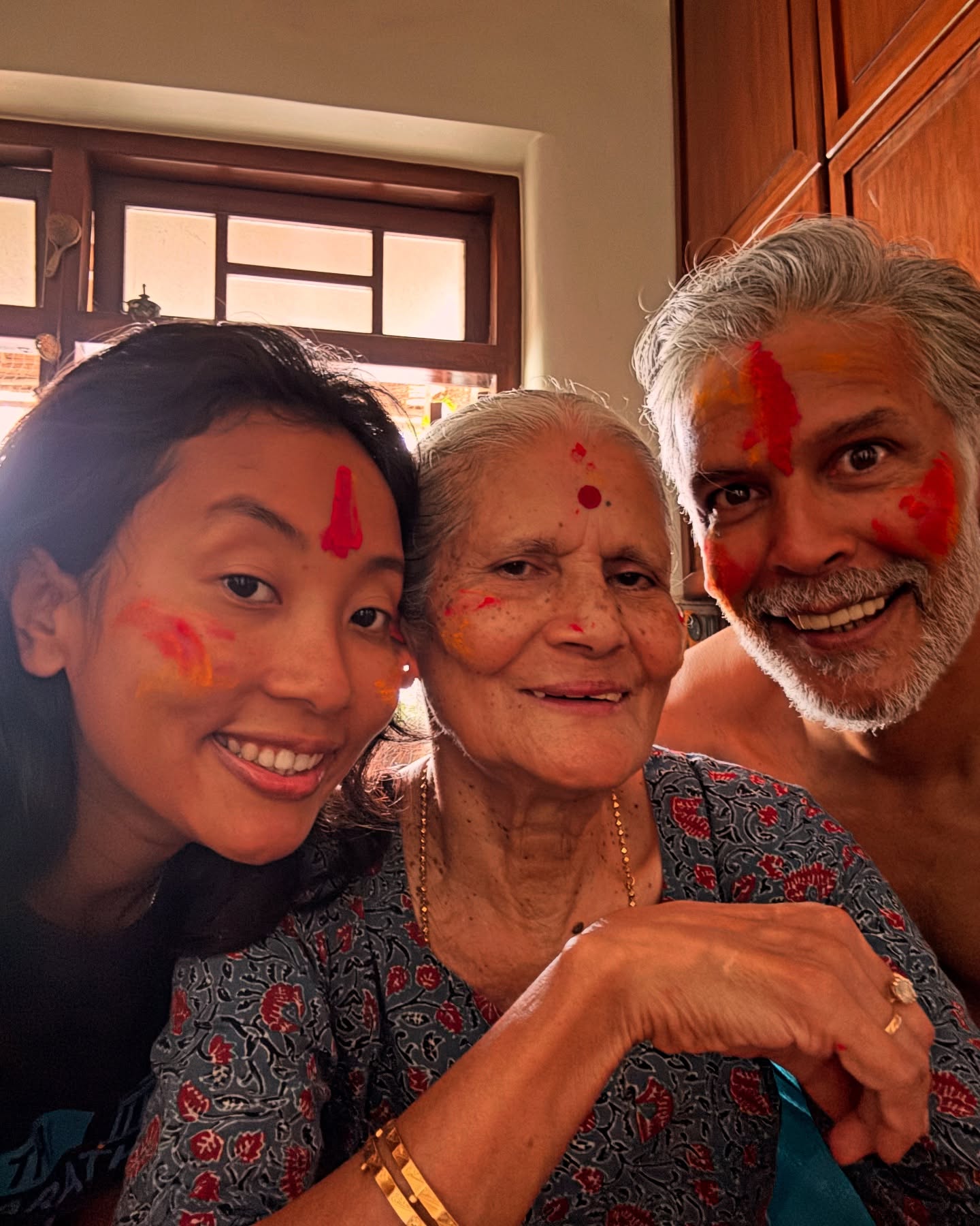 Holi 2025: Milind Usha Soman And Ankita Konwar Holi Celebration With Friends & Family; See ...