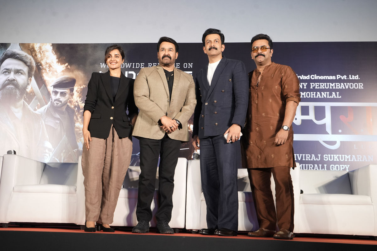 In Pics: Key Highlights From L2: Empuraan IMAX Trailer Launch In Mumbai ...