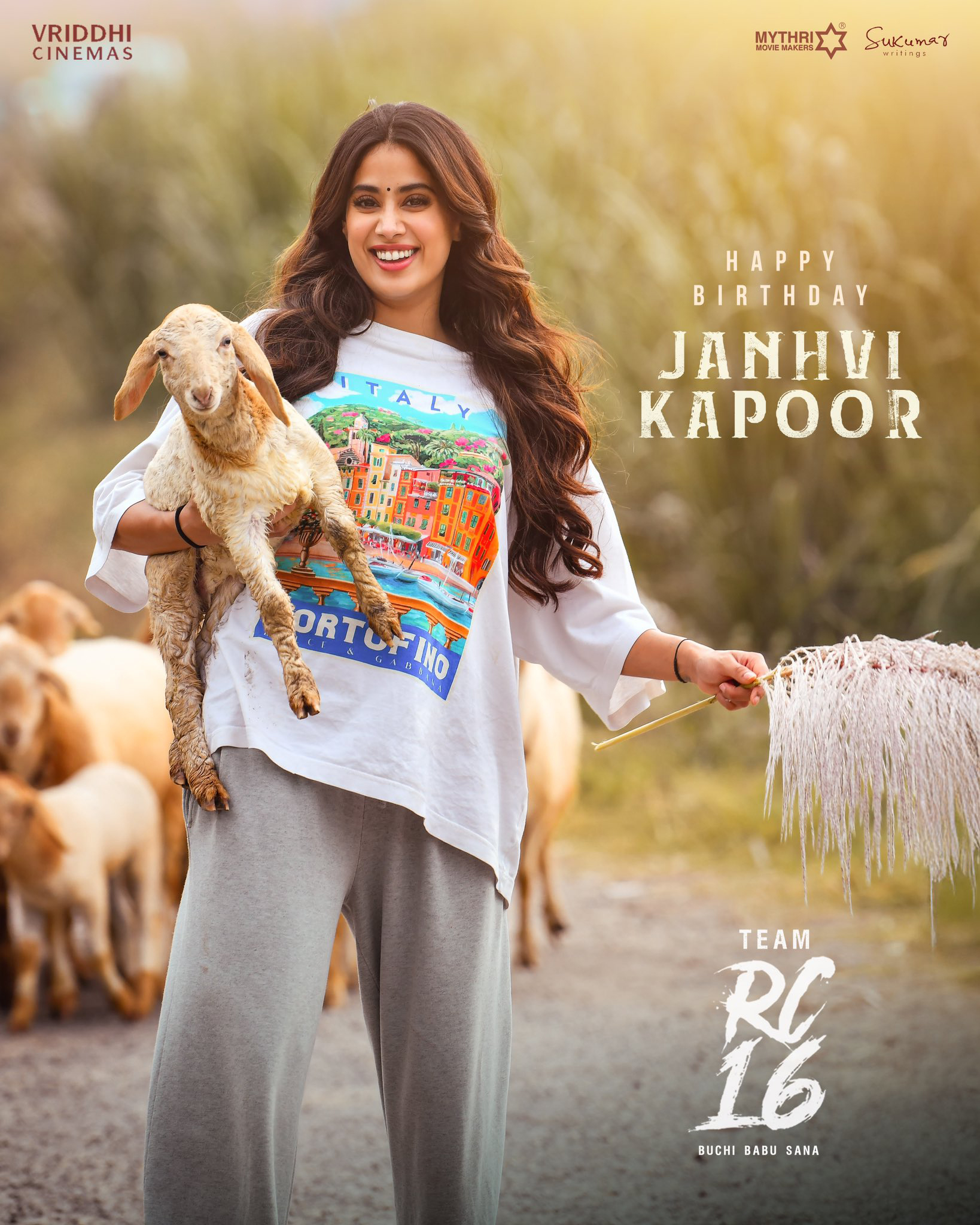 Janhvi Kapoor's First Look From Ram Charan's RC 16 Unveiled On Her 28th ...