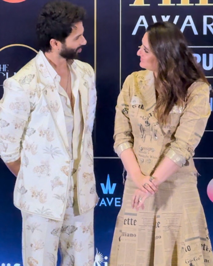Shahid Kapoor and Kareena Kapoor Khan Reunite at IIFA 2025 Stage, Hugs Each Other See PICS ...