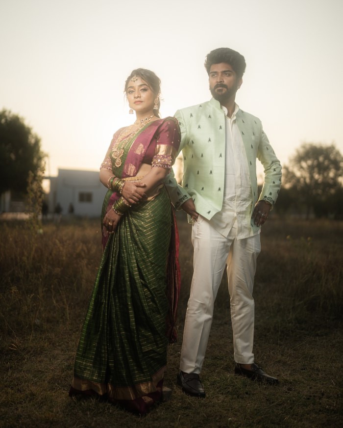 Shamanth Gowda And Meghana’s Couple Photoshoot Wins Hearts Online ...