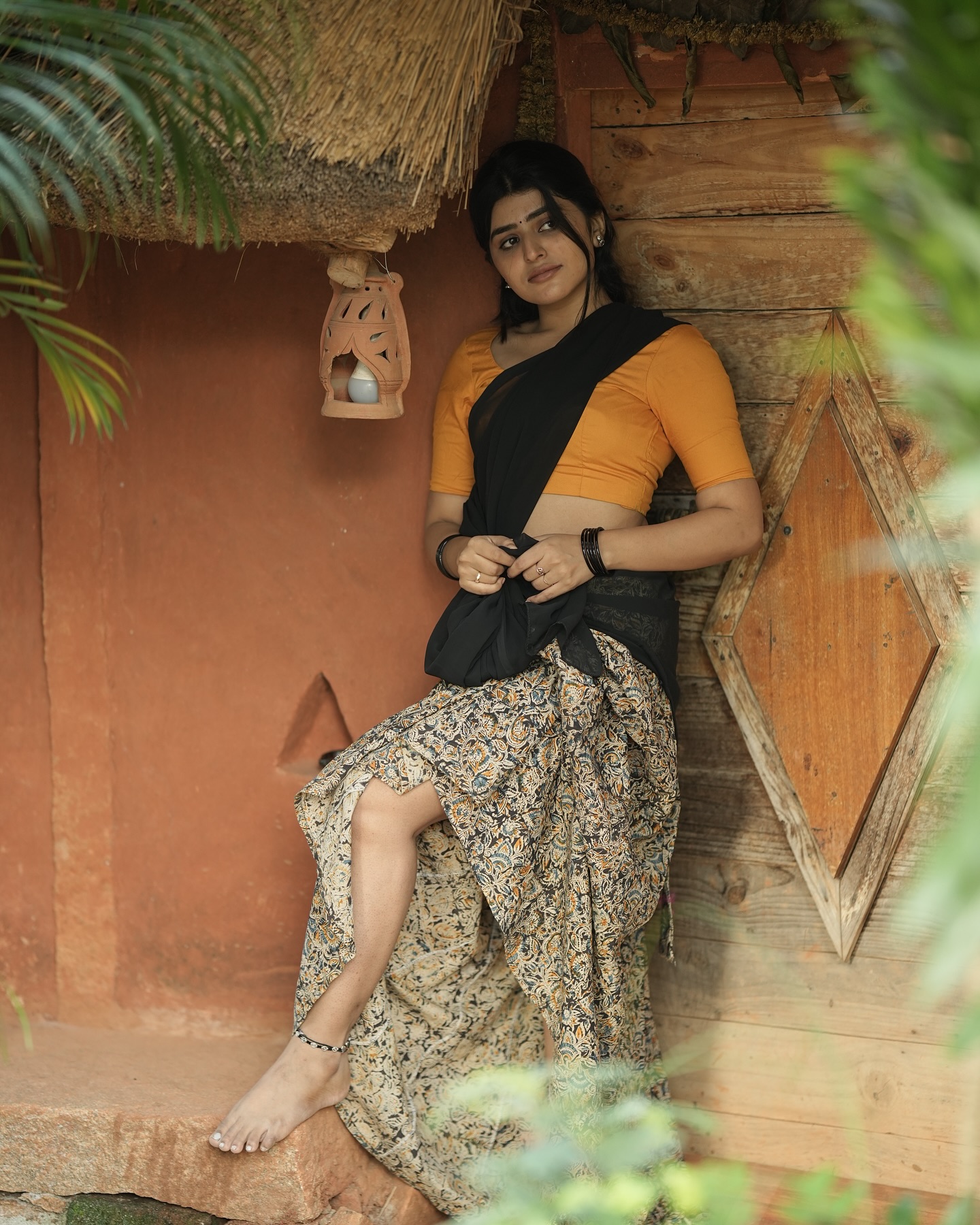 Sharanya Shetty Stuns In A Charming Village-Themed Outfit - Filmibeat
