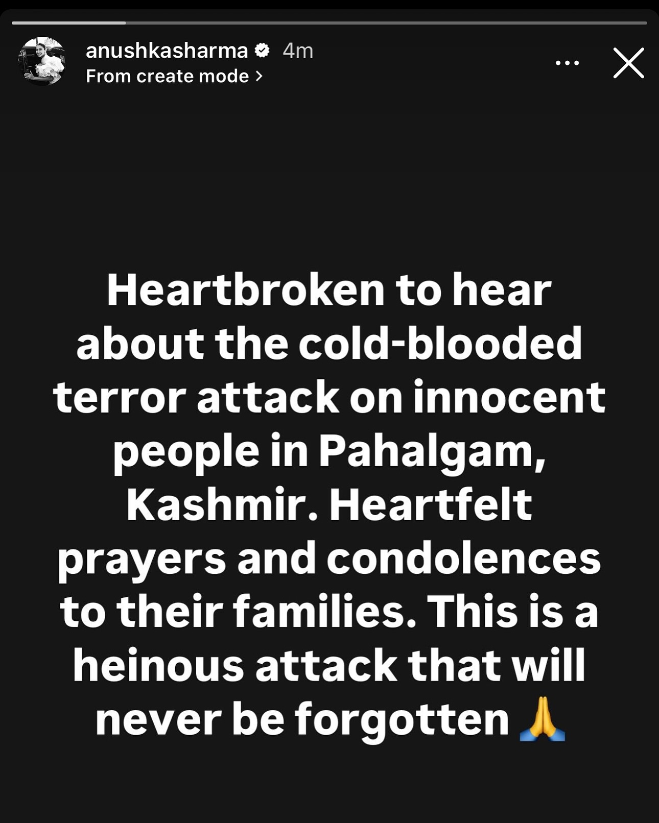 Anushka Sharma Condemns Pahalgam Terror Attack And Offers Condolences ...