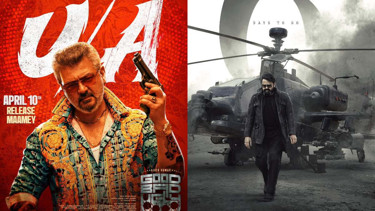 Did Ajith Kumar Good Bad Ugly Beat Mohanlal L2 Empuraan First Day Box Office Collection ...