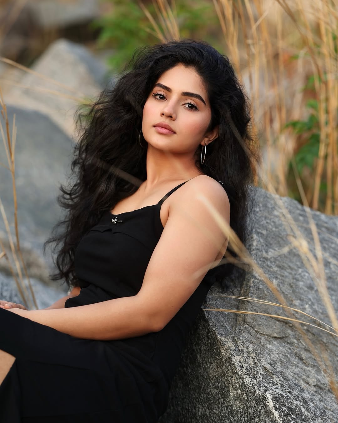 Kannada Actress Megha Shetty Stuns In Black Dress; See Pics - Filmibeat
