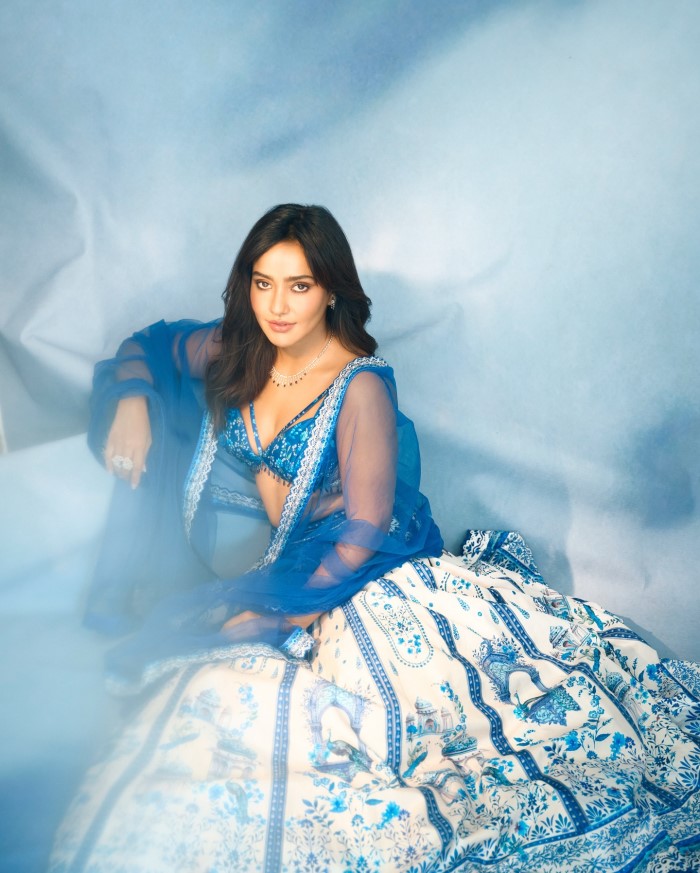 Neha Sharma: Draped In Blue, Radiating Elegance And Dreamy Charm ...