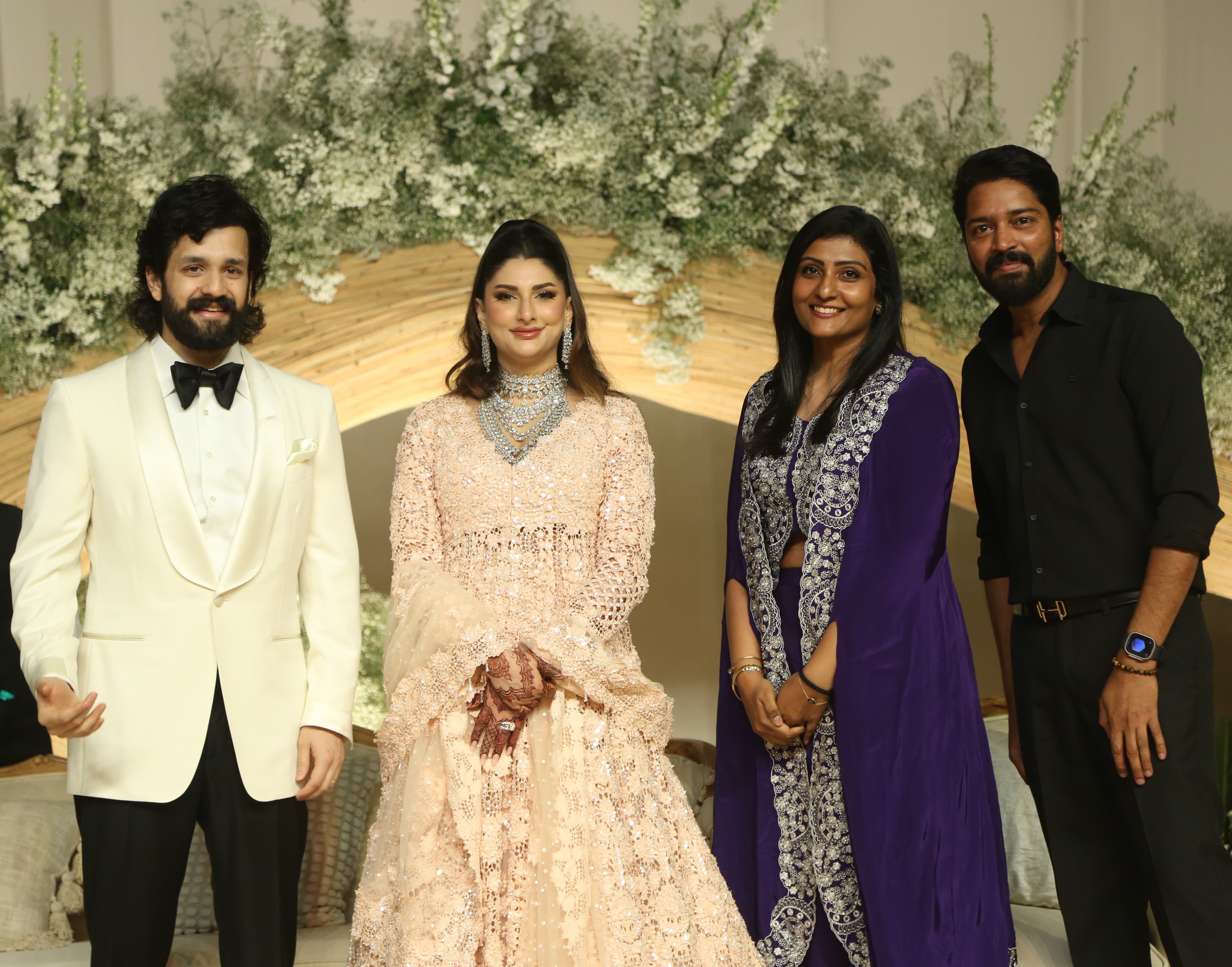Akhil Akkineni – Zainab Ravdjee Reception: Stunning Stills You Can’t Miss | Inside Akhil ...