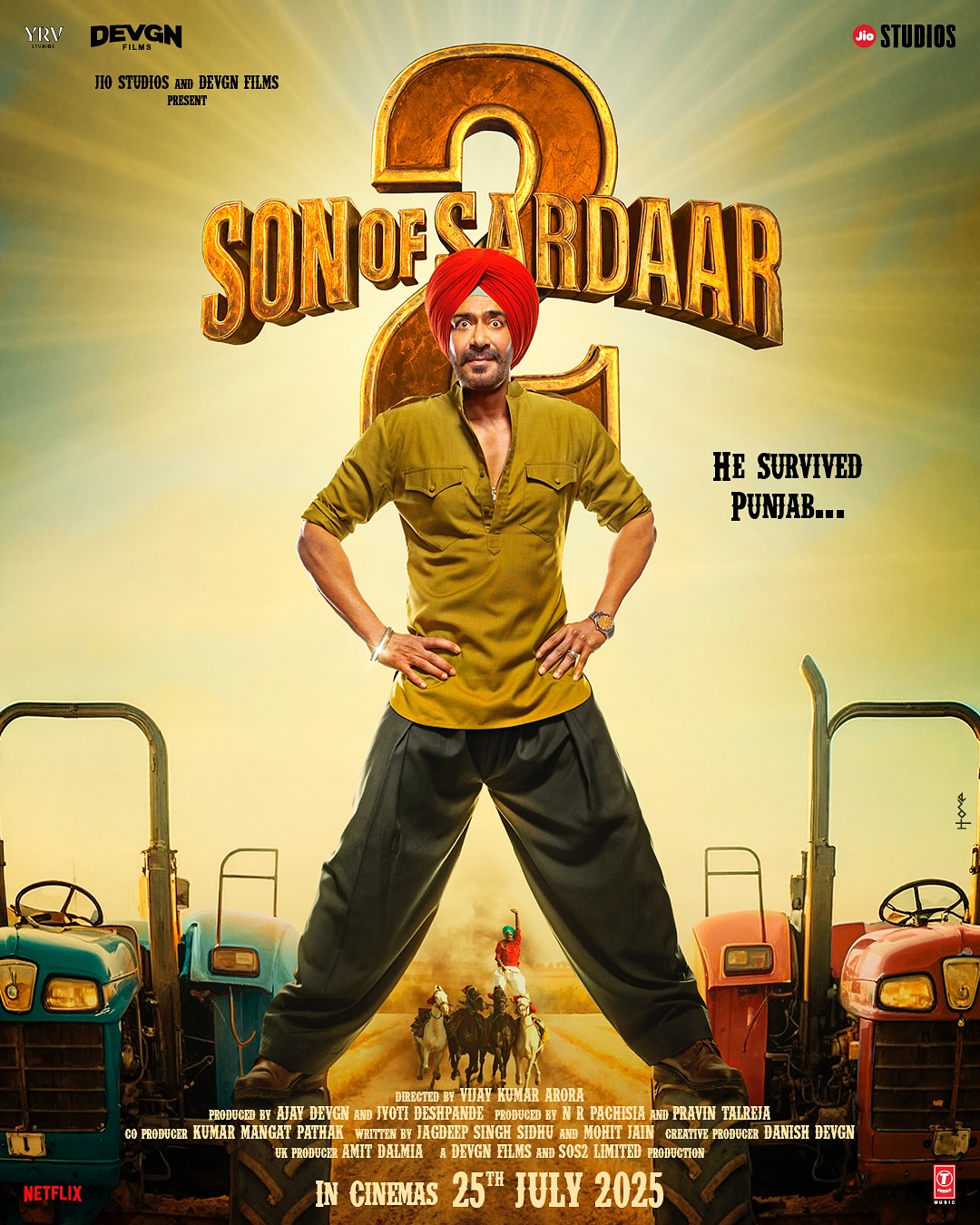 Son Of Sardaar 2 Movie Poster & Photos | Son Of Sardaar 2 Movie ...