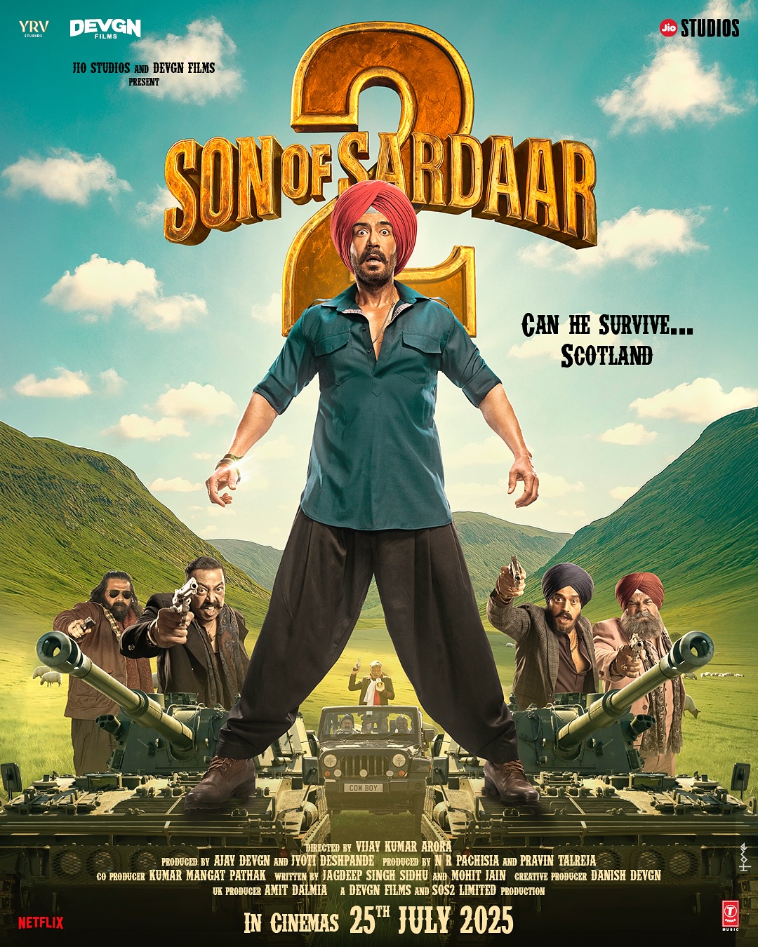 Son Of Sardaar 2 Movie Poster & Photos | Son Of Sardaar 2 Movie ...