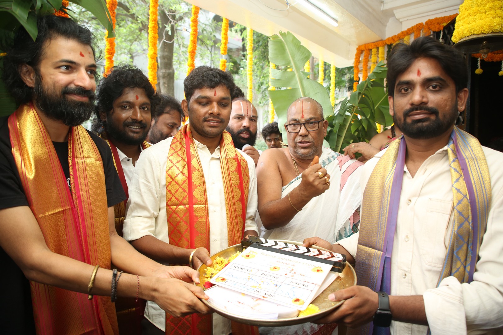 Suhas’s New Film Begins with Grand Opening Ceremony – See Stills ...