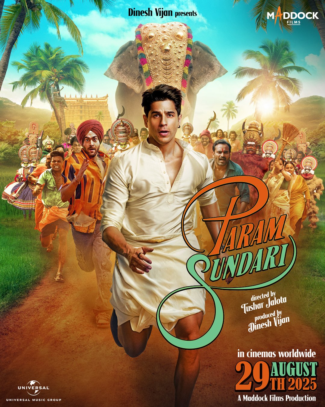 Param Sundari Movie Poster & Photos | Param Sundari Movie Location Pics ...