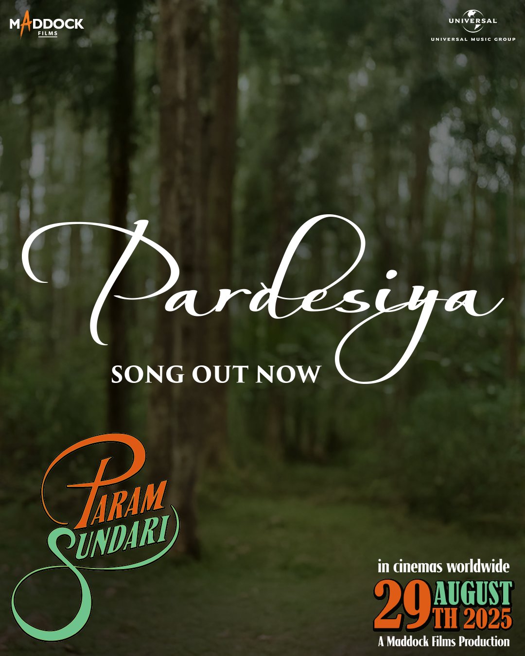 Param Sundari Movie Poster & Photos | Param Sundari Movie Location Pics ...