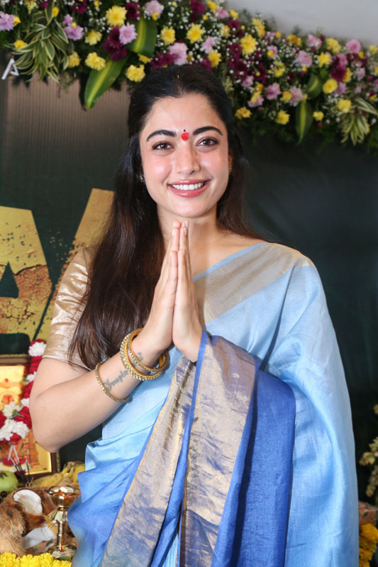 Rashmika Mandanna's New Movie Mysaa Opening - Filmibeat