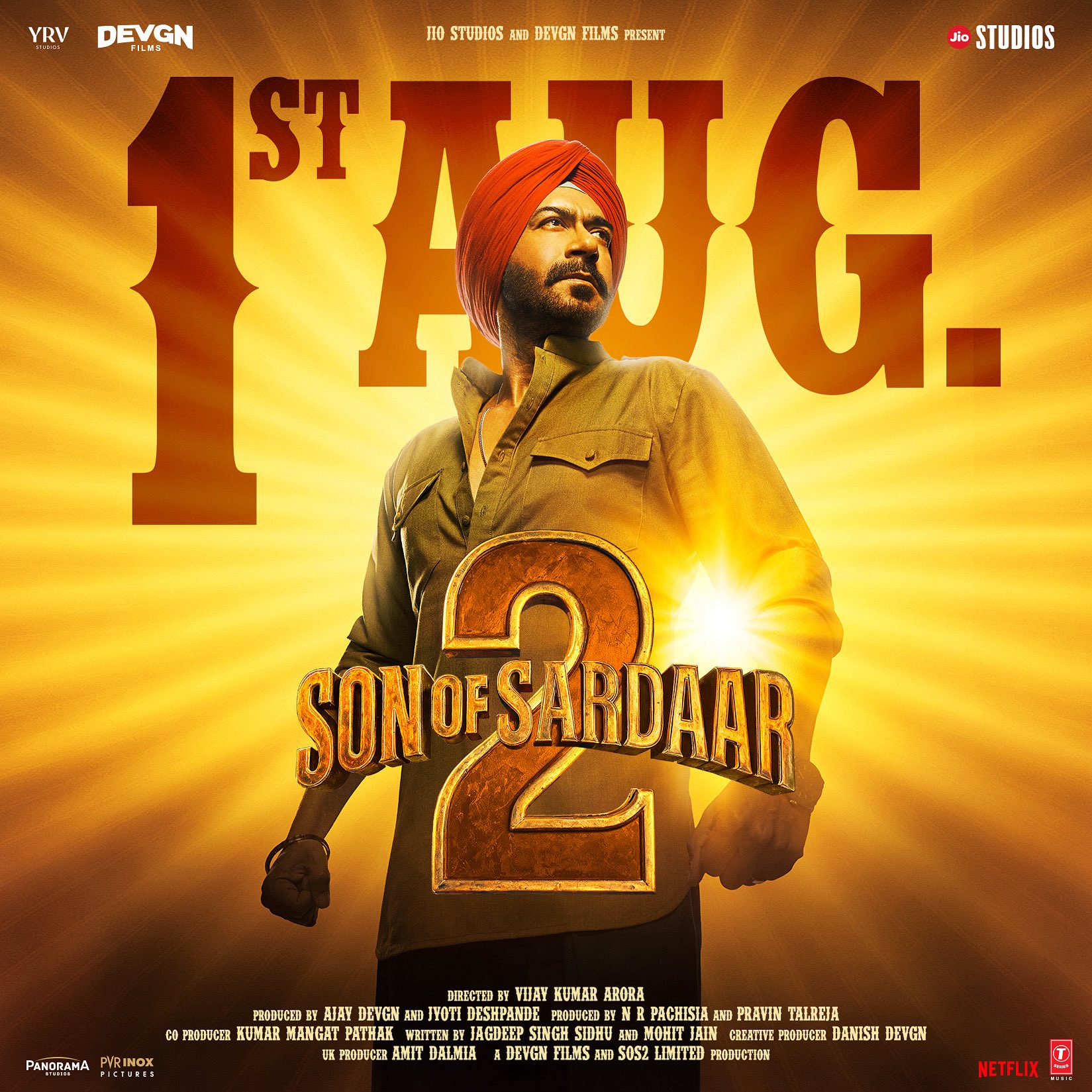 Son Of Sardaar 2 Movie Poster & Photos | Son Of Sardaar 2 Movie ...