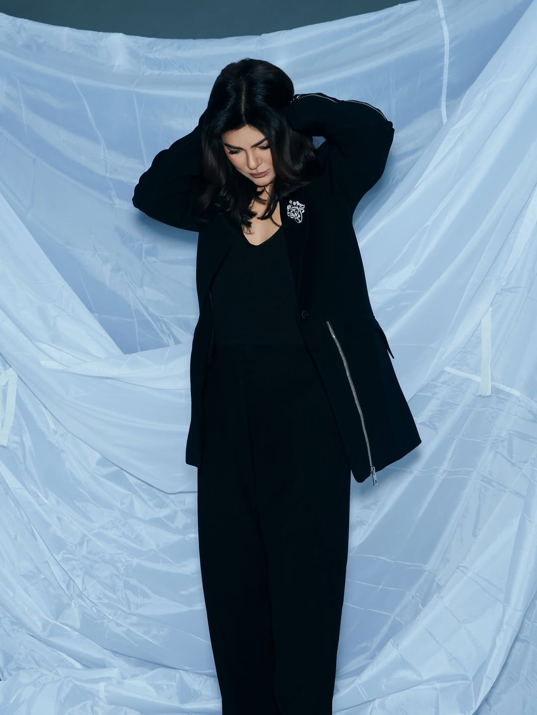 Sushmita Sen Shines in Black Pantsuit Photoshoot | Sushmita Sen’s ...