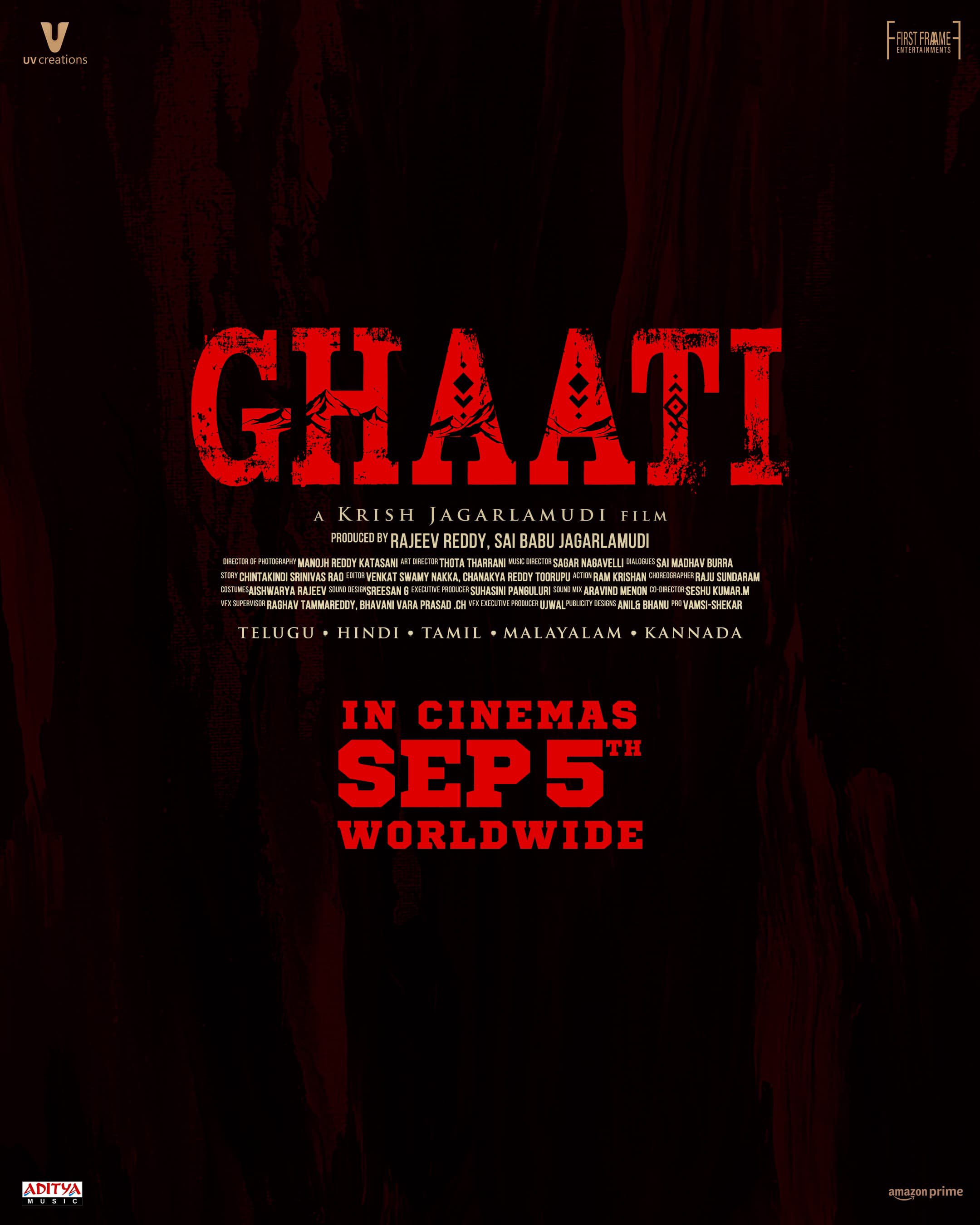 Ghaati 2025 | Ghaati Telugu Movie: Release Date, Cast, Story, Ott ...