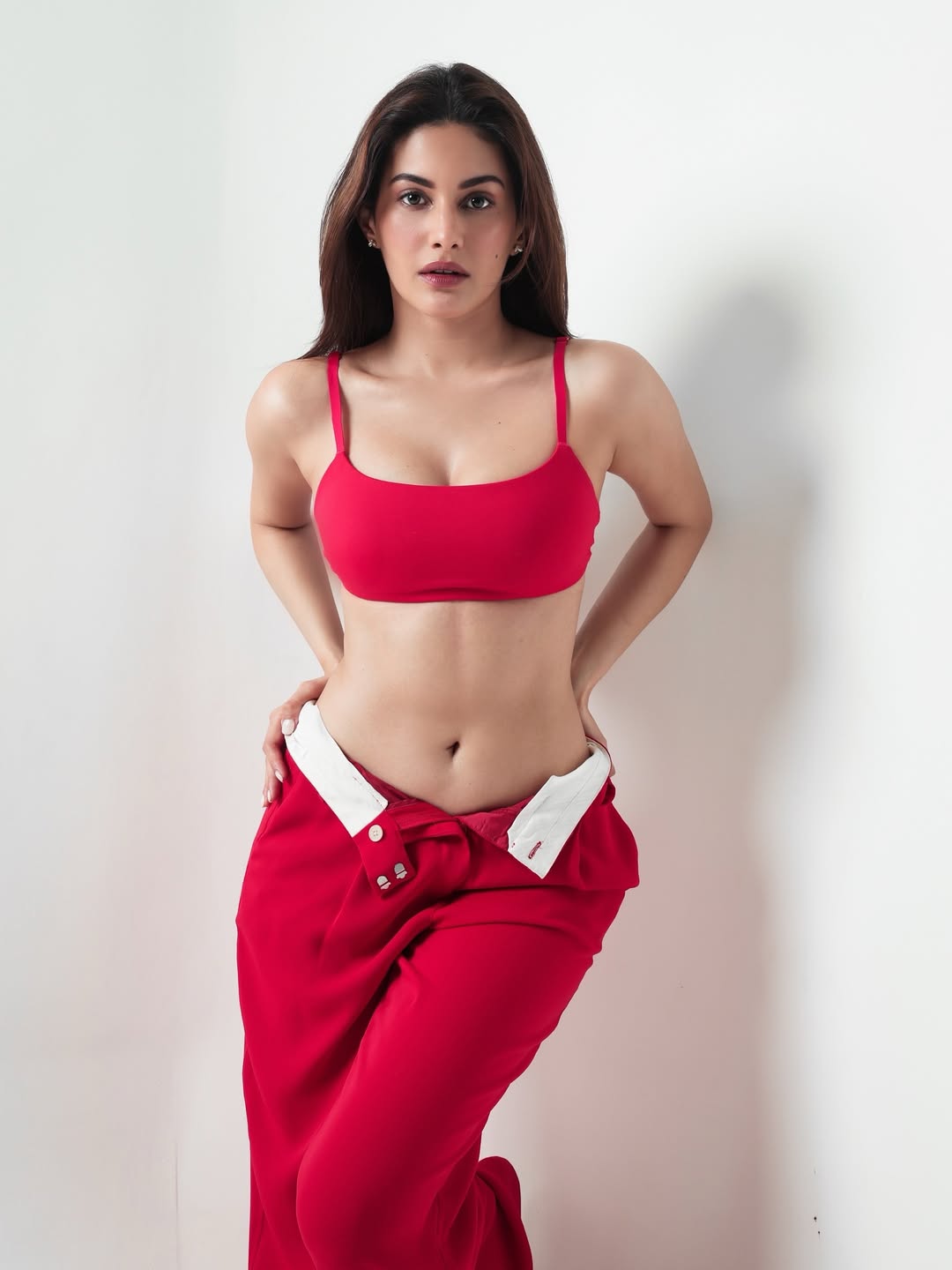 Amyra Dastur Turns Up the Heat in Bold Red Look | Amyra Dastur’s Fiery Photoshoot Redefines Bold ...