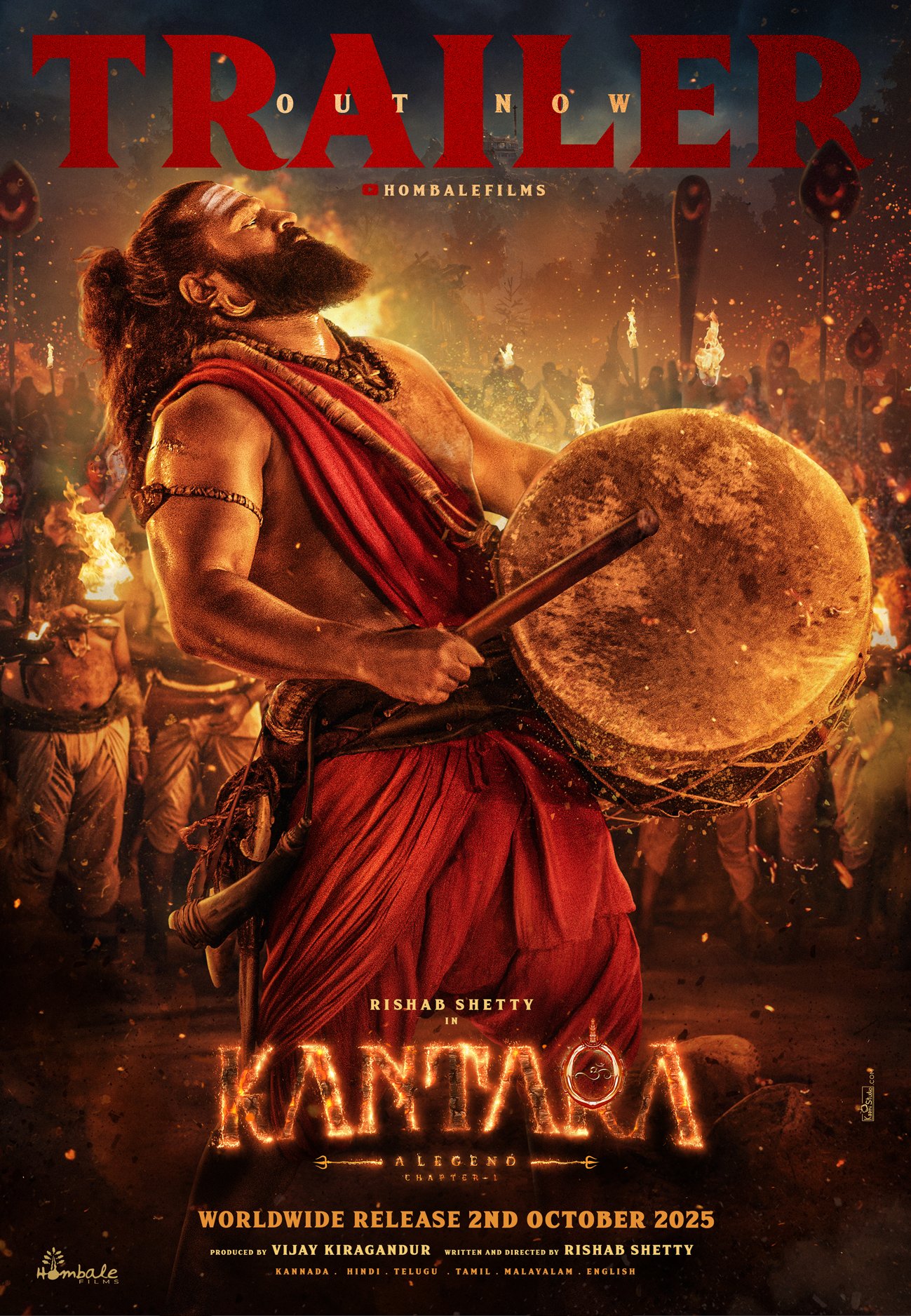 Kantara A Legend Chapter 1 Movie Poster & Photos | Kantara A Legend ...