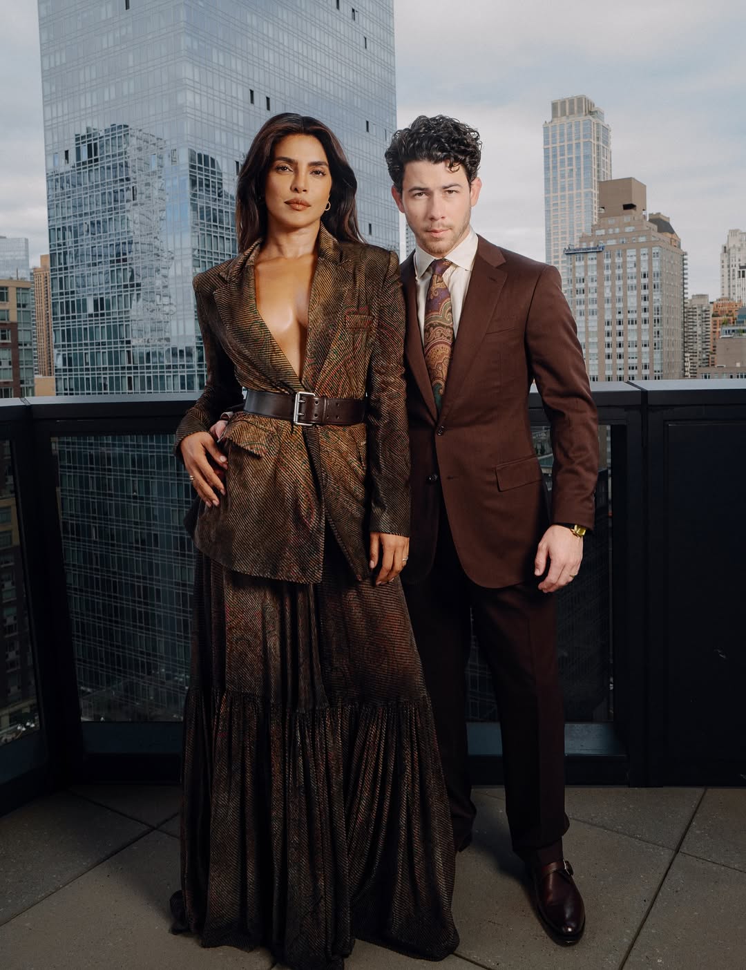 Priyanka Chopra and Nick Jonas Twin at Ralph Lauren NYFW | Power Couple ...