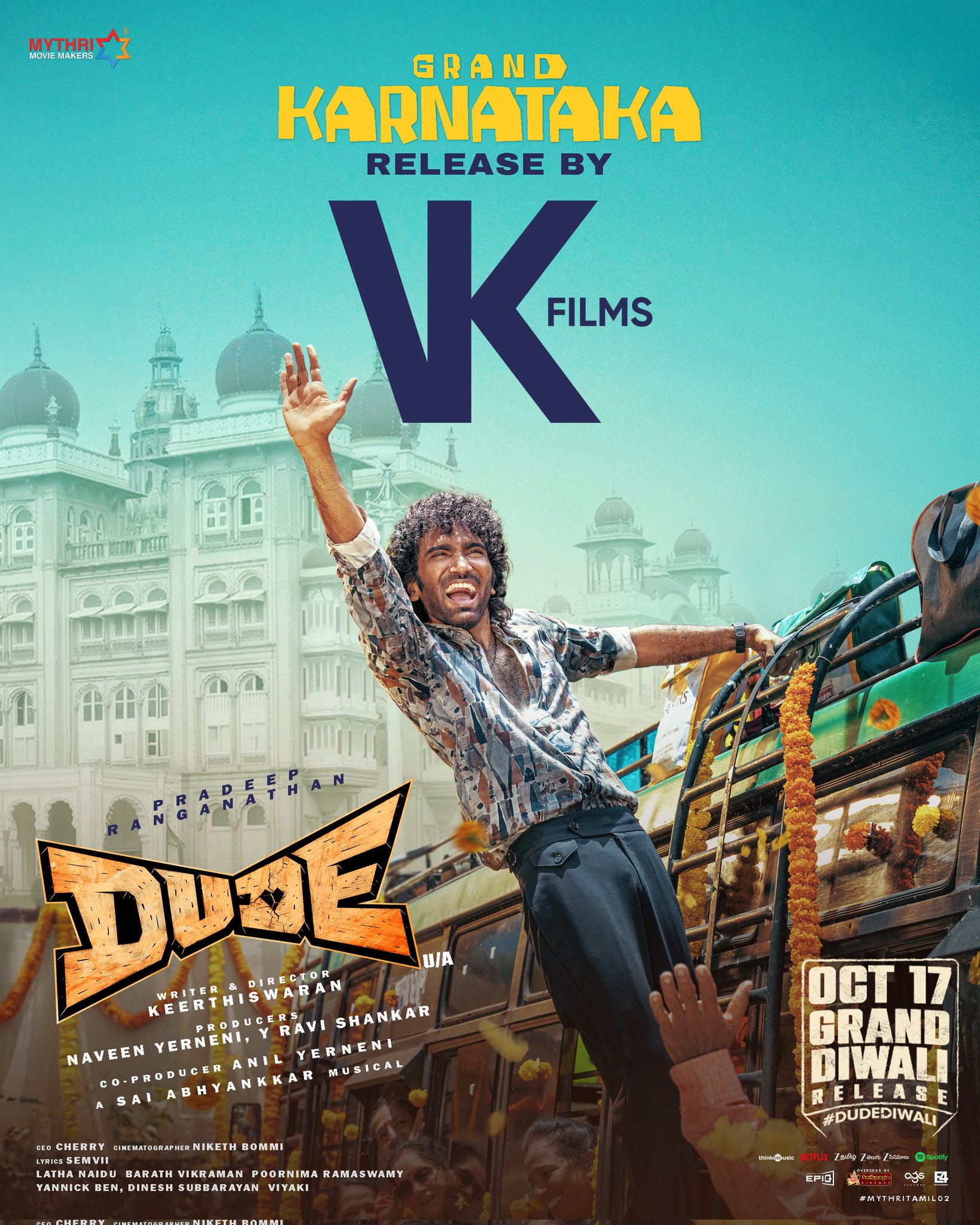 Dude Movie Poster & Photos | Dude Movie Location Pics | Dude Tamil ...