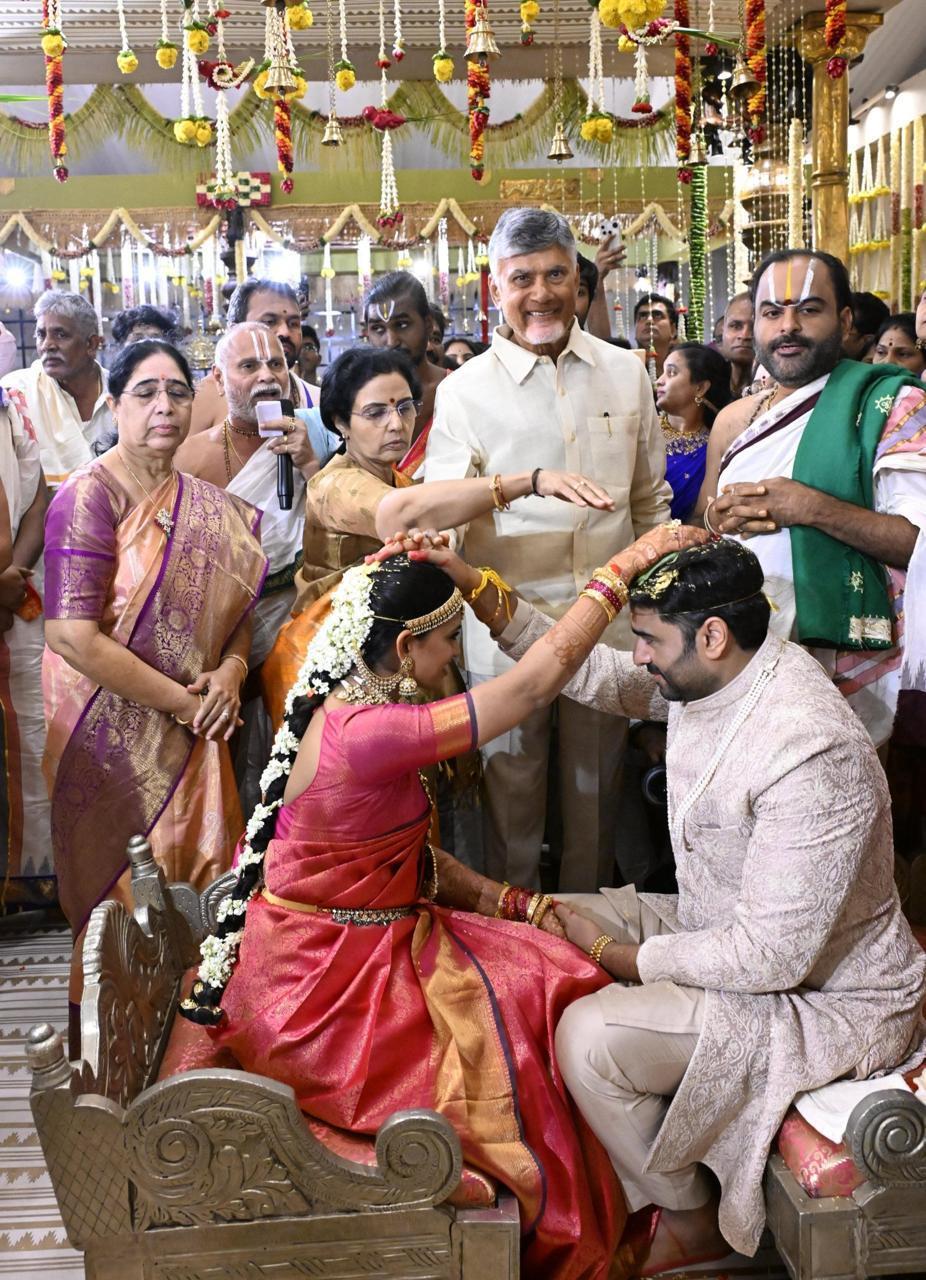 Nara Rohith - Siree Lella Wedding: గ్రాండ్‌గా నారా రోహిత్ - సిరి లేళ్ల ...