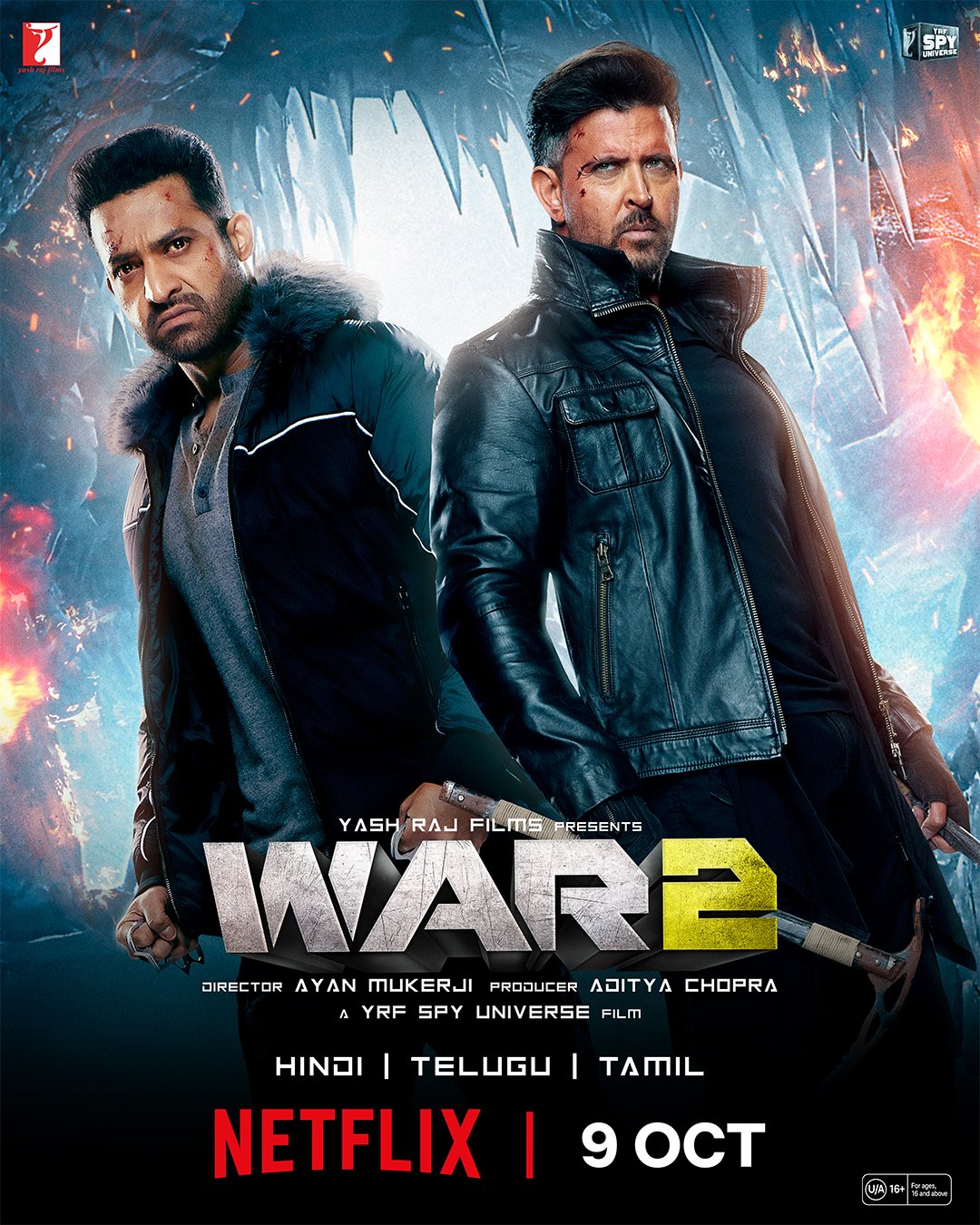 War 2 OTT Release: Watch Hrithik Roshan & Jr NTR on Netflix | Stream War 2 from October 9 ...