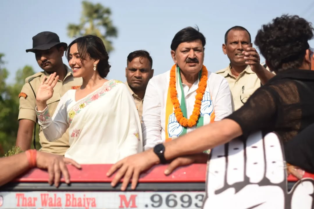 Neha Sharma Leads Campaign Push as Father Battles Tight Bhagalpur Race ...