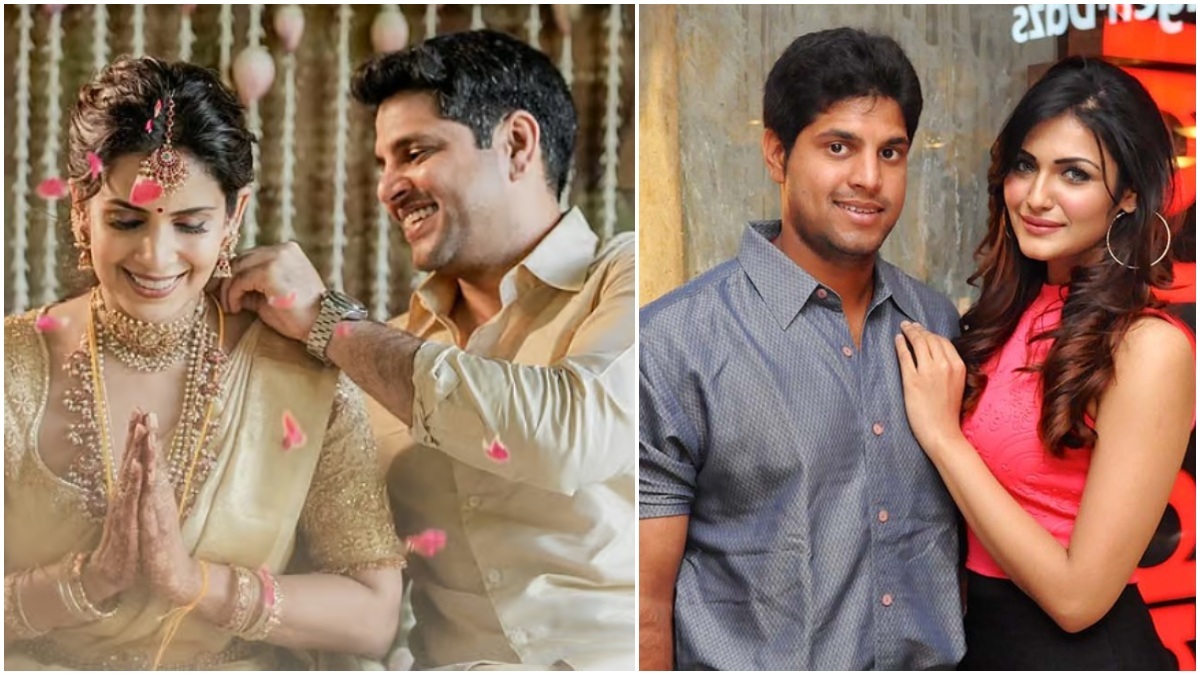 நடிகை சம்யுக்தா கணவரின் முதல் மனைவி எவ்வளவு அழகுனு பாருங்க! | Cricketer ...