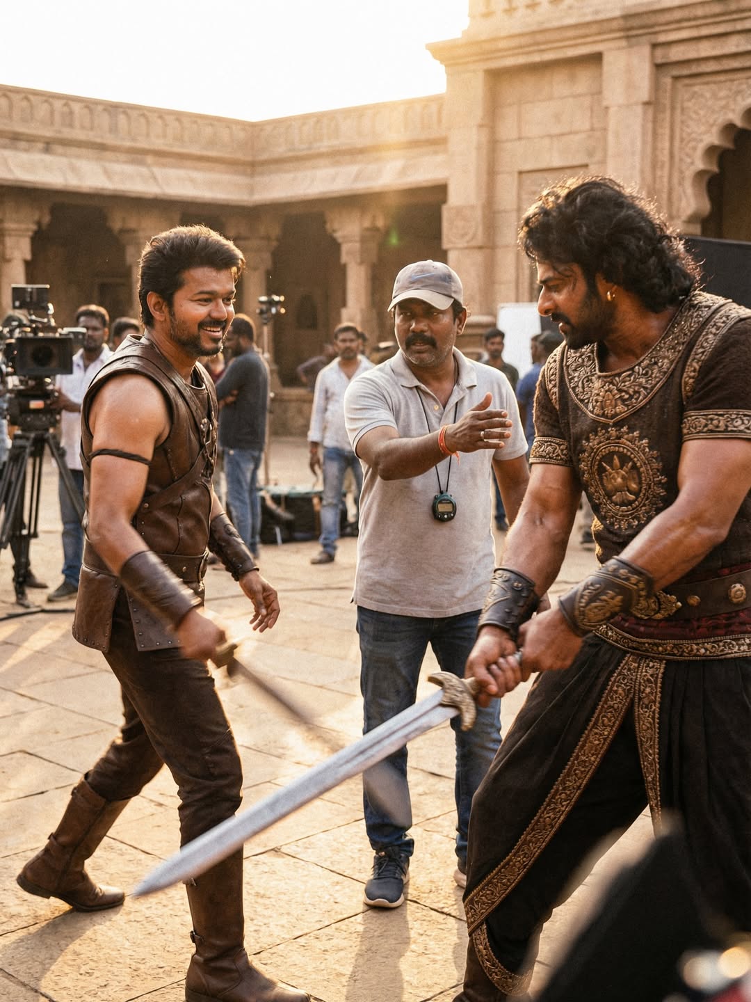 பார்க்கவே செம அழகு.. வந்திய தேவனாக விஜய், குந்தவையாக நயன்தாரா.. இது பொன்னியின் செல்வன் AI ...