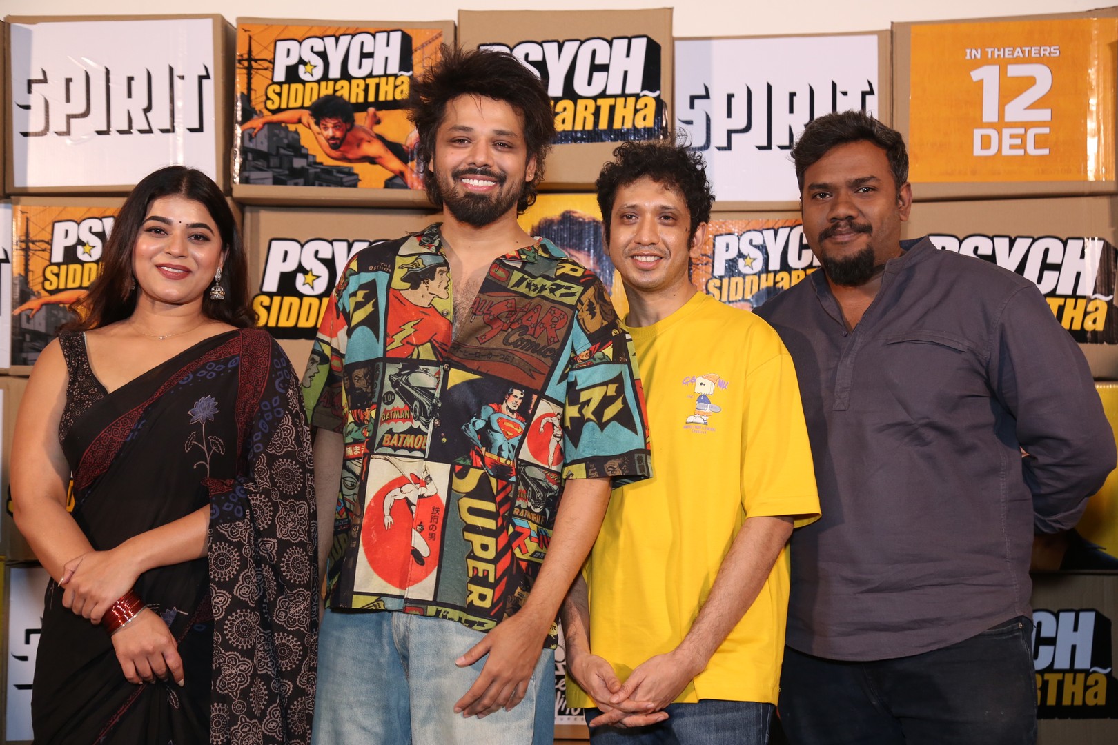 Psych Siddhartha Movie Press Meet Stills – Shree Nandu & Team | Psych ...