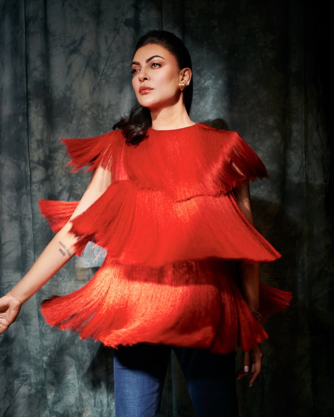 Sushmita Sen’s Red Ensemble Redefines Power Dressing | Sushmita Sen Serves Fierce Elegance in ...